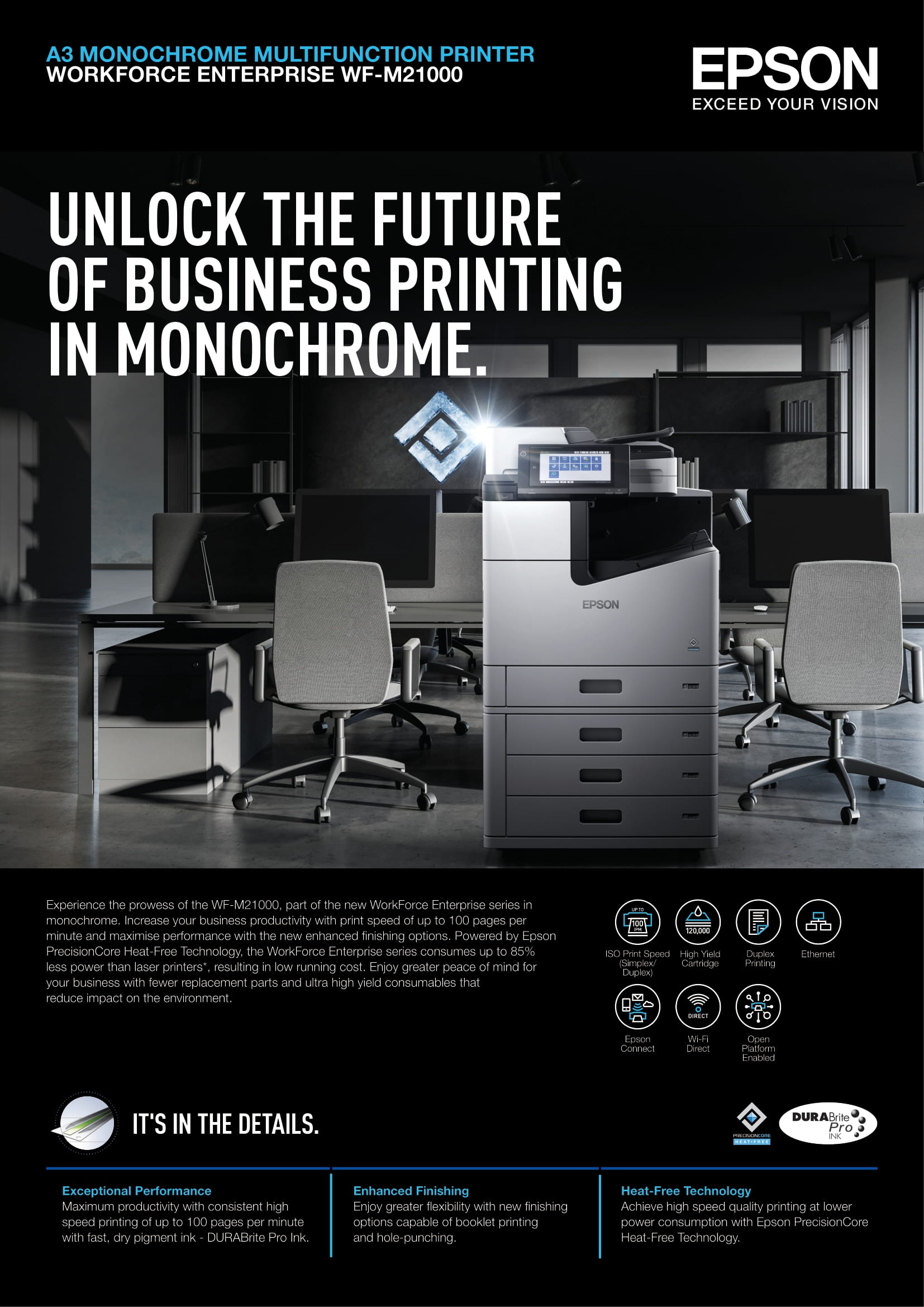 Epson WorkForce Printer WF-M21000 - Đại lý phân phối ủy quyền máy in Epson chính hãng tại Việt Nam